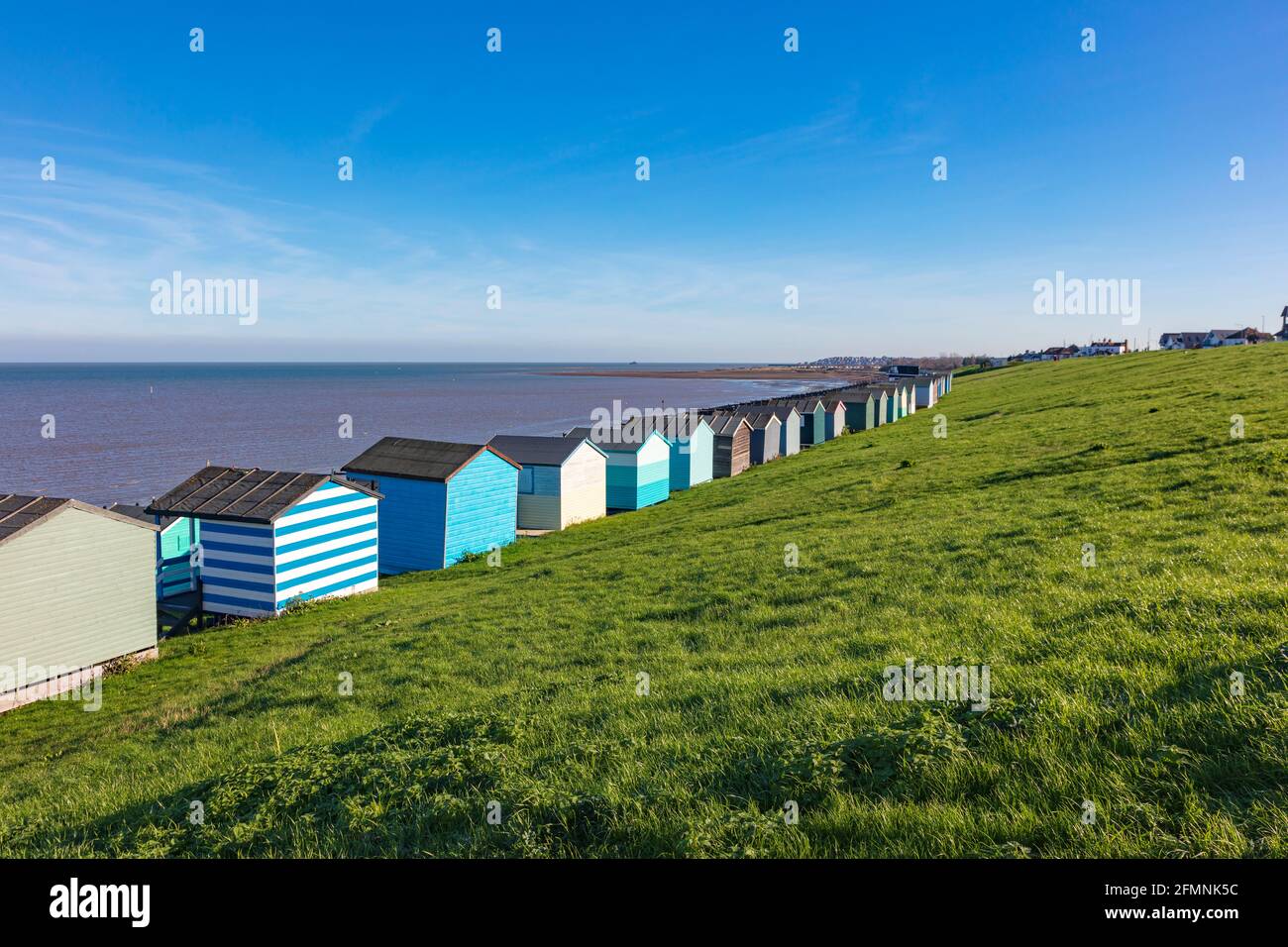 Whitstable tankerton beachuts hi-res stock photography and images - Alamy