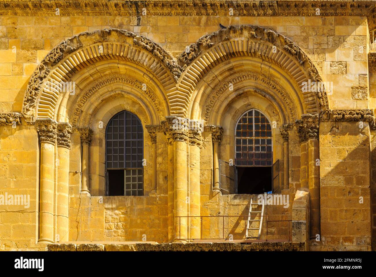 Holy sepulchre church ladder hi-res stock photography and images - Alamy