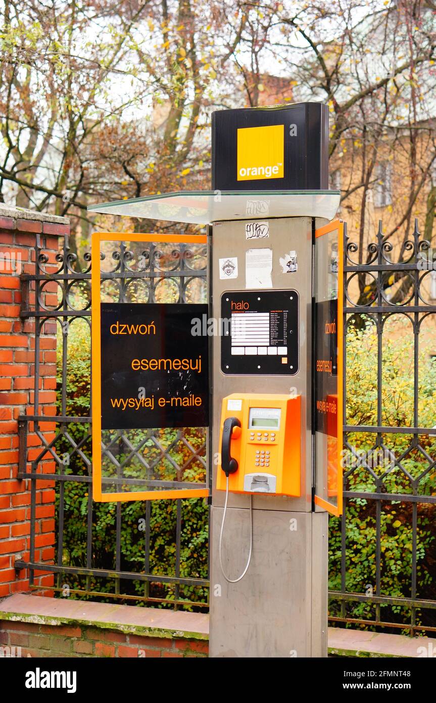 Poland phone booth hi-res stock photography and images - Alamy