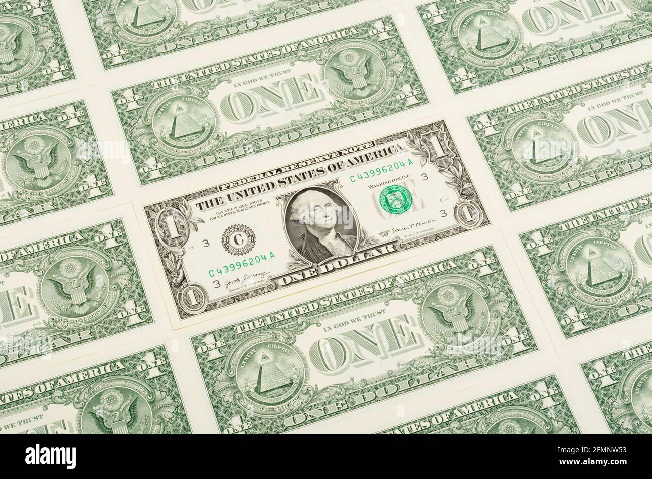 1 dollar bill back side hi-res stock photography and images - Alamy