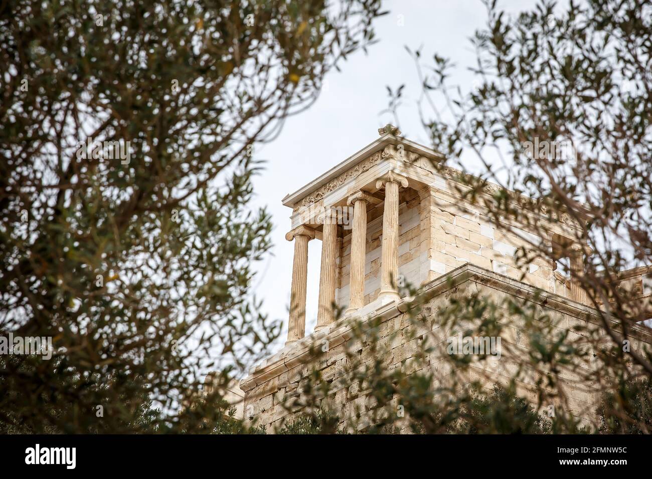 Typical Ancient Greek Columns, Ruins Stock Photo - Alamy