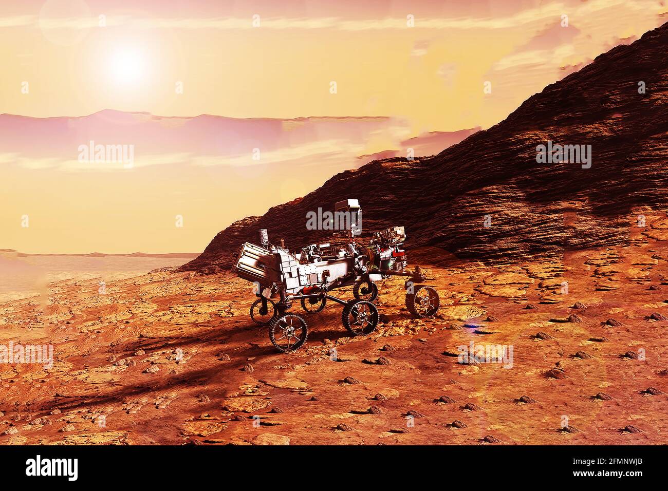 Mars Curiosity Sunrise