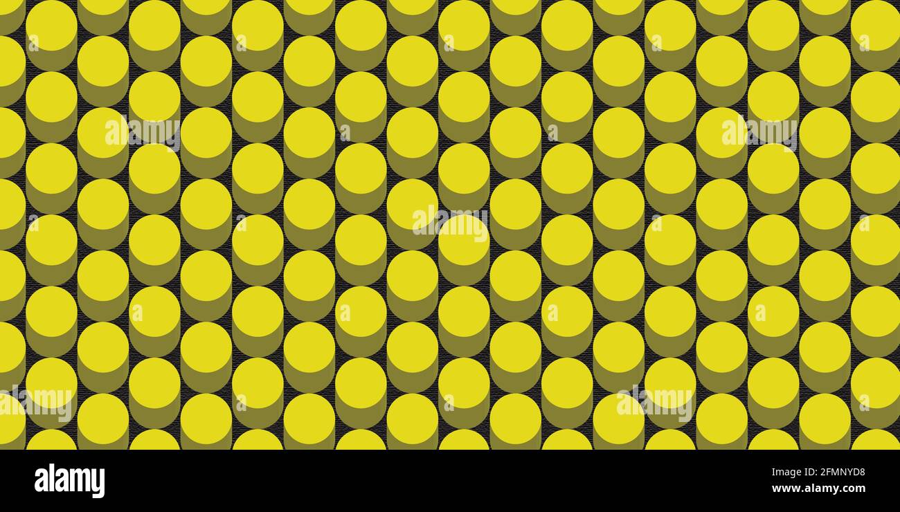 3d wallpaper of yellow circles Stock Vector Image & Art - Alamy
