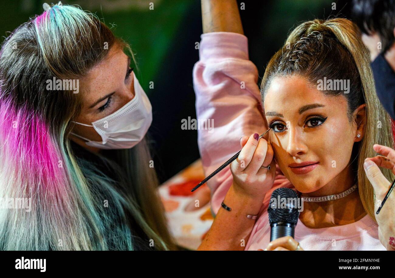 Emma Meehan and Jimmy McCallum staff at Madame Tussauds in Blackpool ...