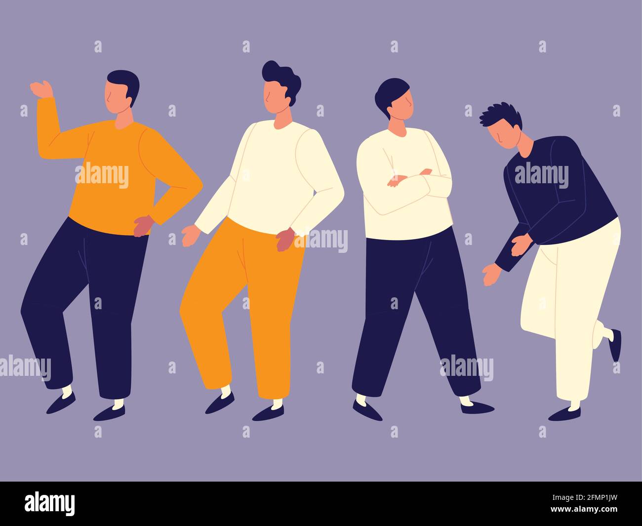 men group characters Stock Vector Image & Art - Alamy