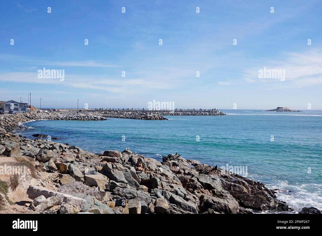 Yzerfontein on the West coast of the Western Cape Province of South ...