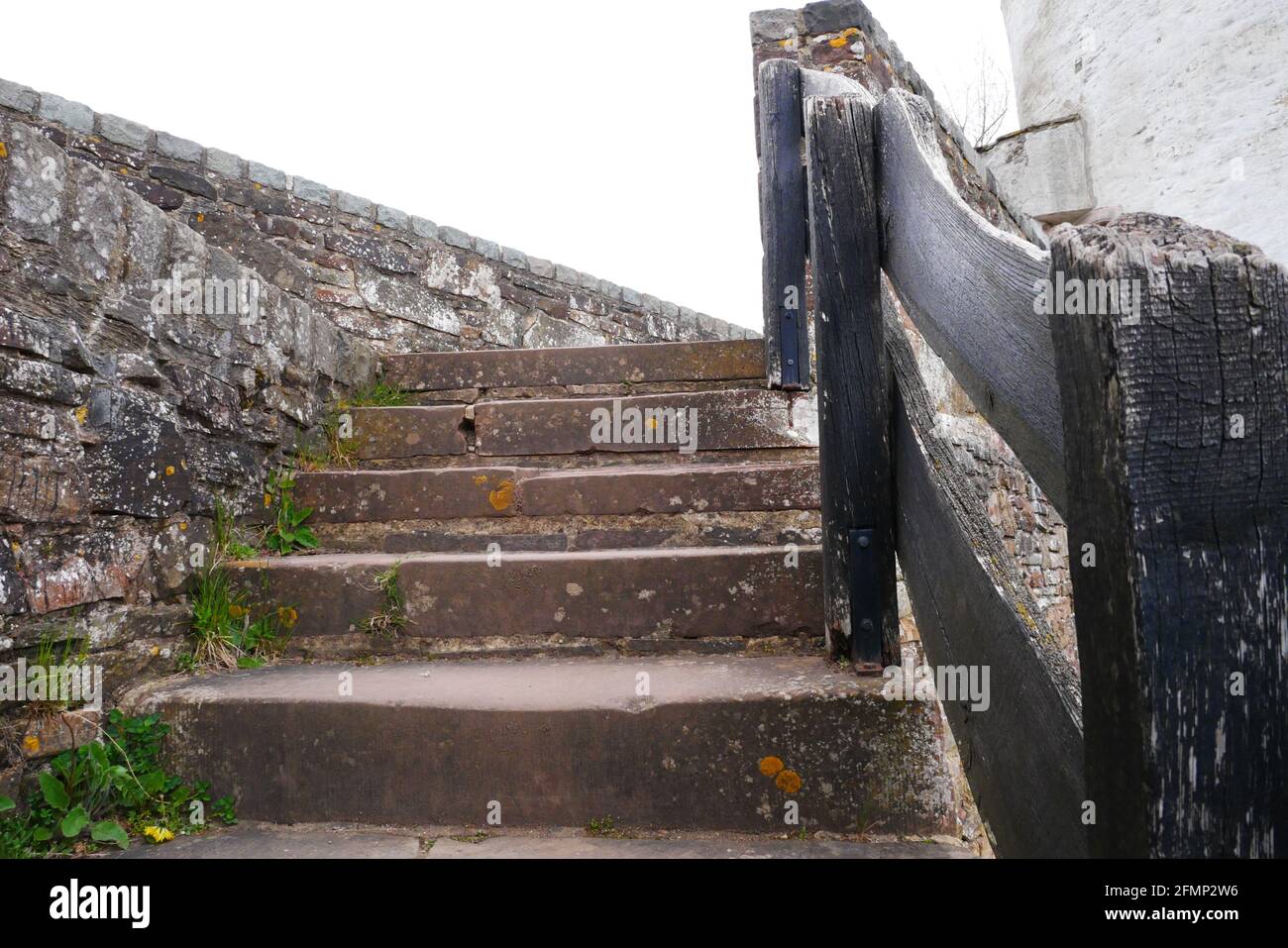 Medieval wooden staircase hi-res stock photography and images - Alamy