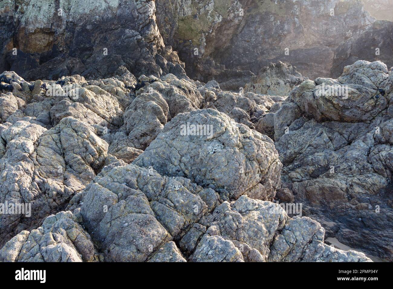 Rocks of the coast in Brittany Stock Photo - Alamy