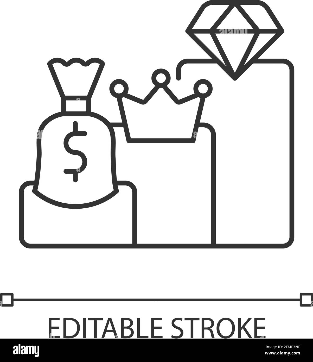 Subscription plans linear icon Stock Vector Image & Art - Alamy