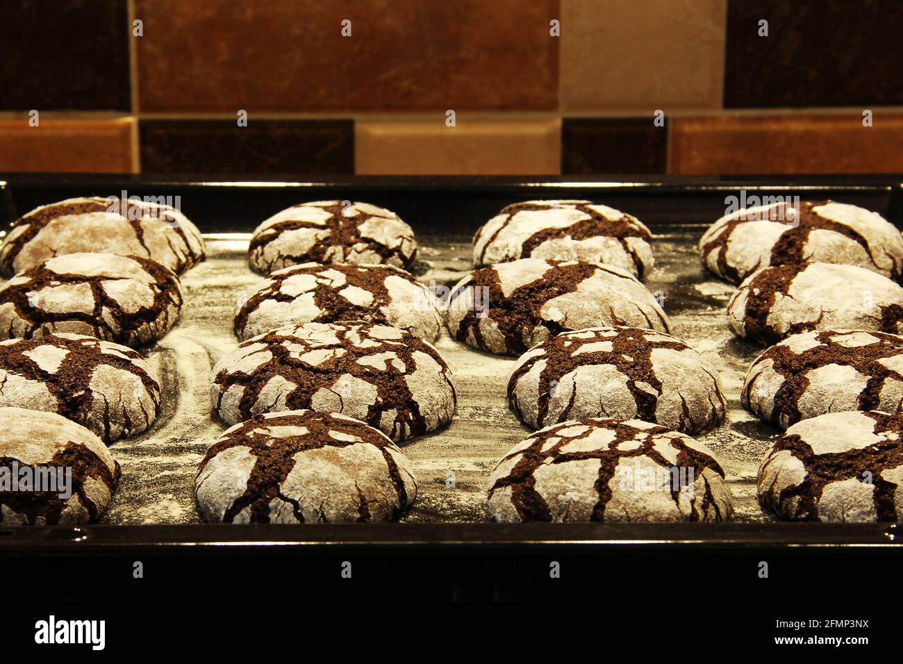 Bakery products. Cookies in the kitchen Stock Photo - Alamy