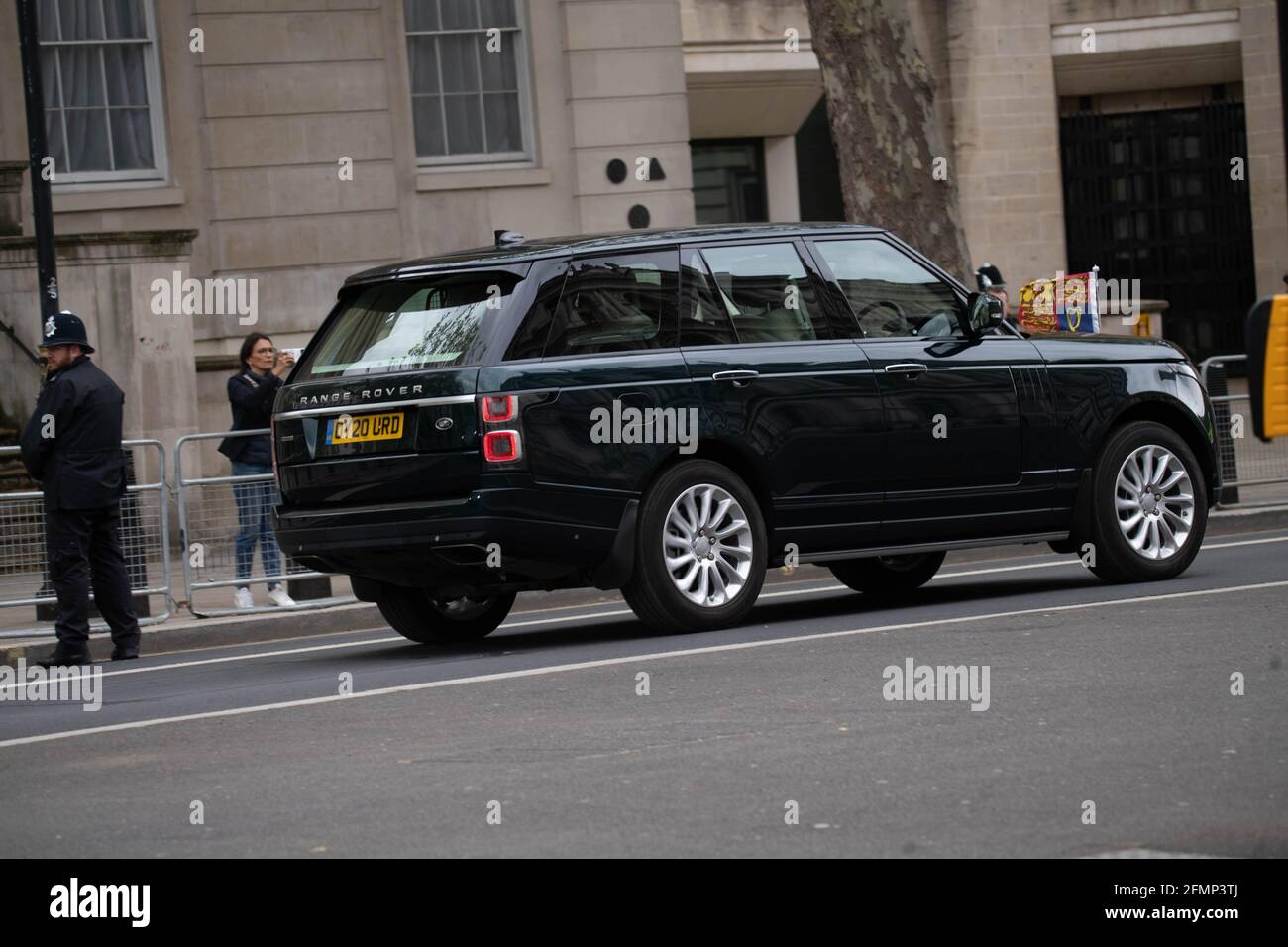 London, UK. 11th May, 2021. HM The Queen's range rover at the State ...