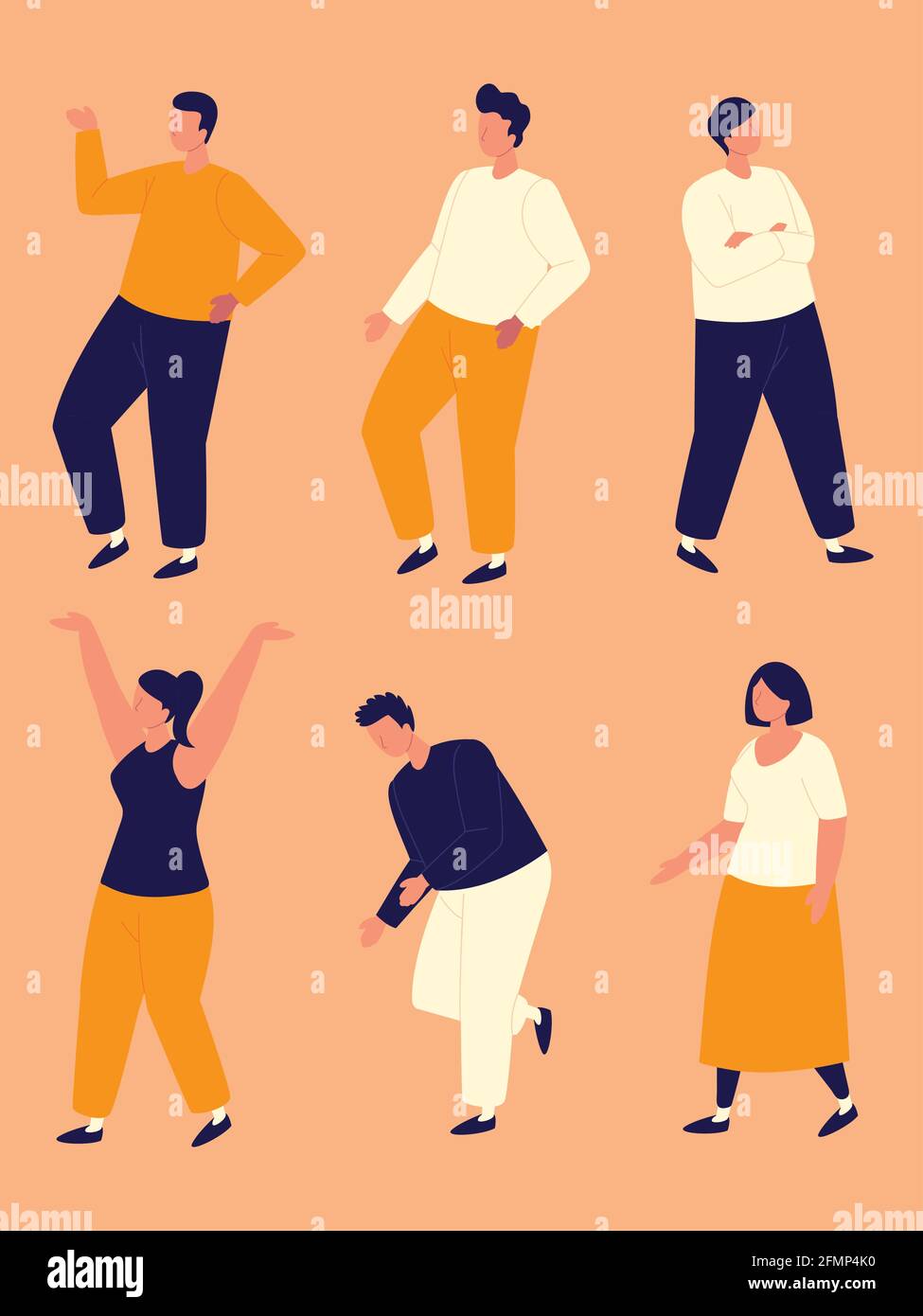 people group characters Stock Vector Image & Art - Alamy