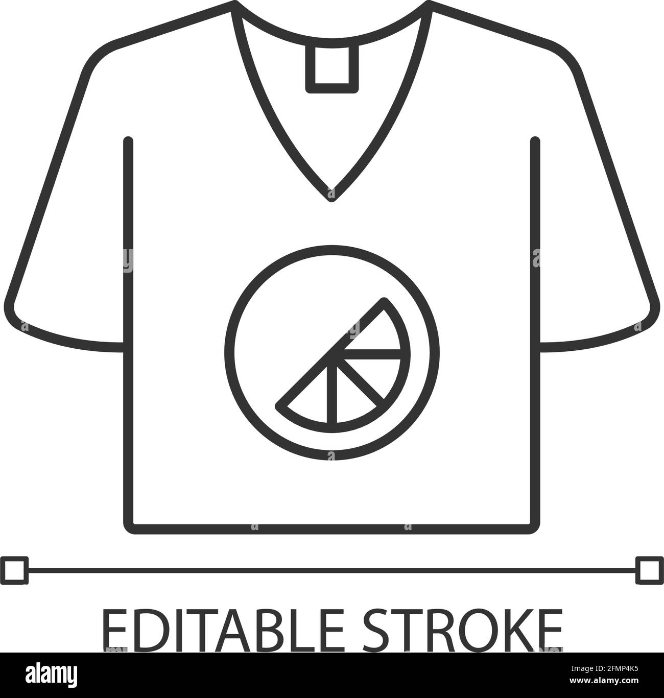 Branded t shirt linear icon Stock Vector Image & Art - Alamy