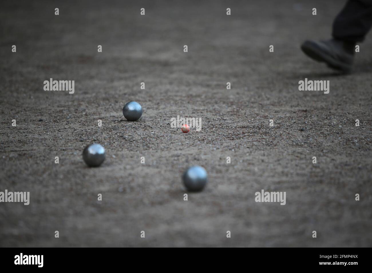 Boule, Petanque leisure sports activity Stock Photo - Alamy