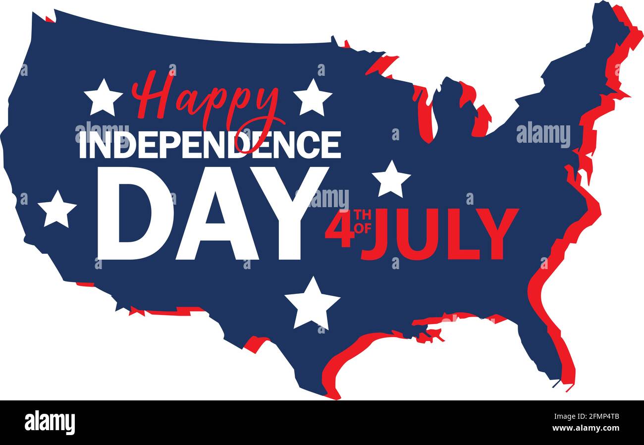 happy independence day map Stock Vector Image & Art - Alamy
