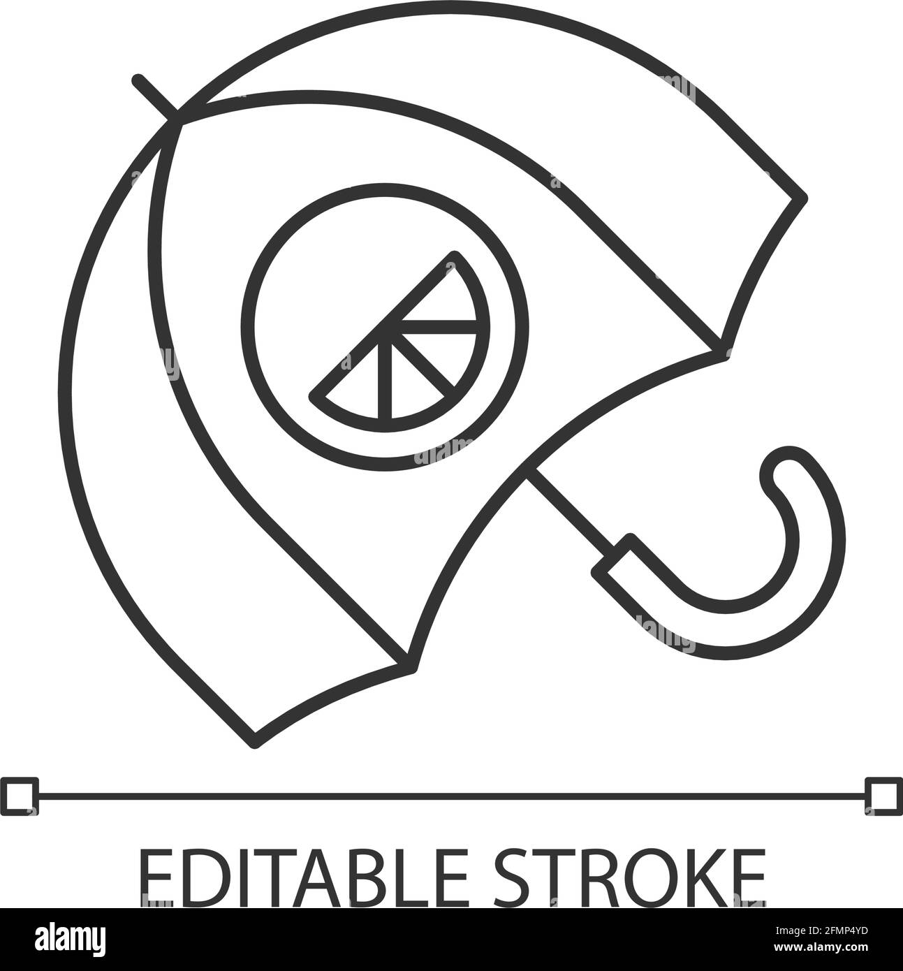 Umbrella branding Cut Out Stock Images & Pictures - Alamy