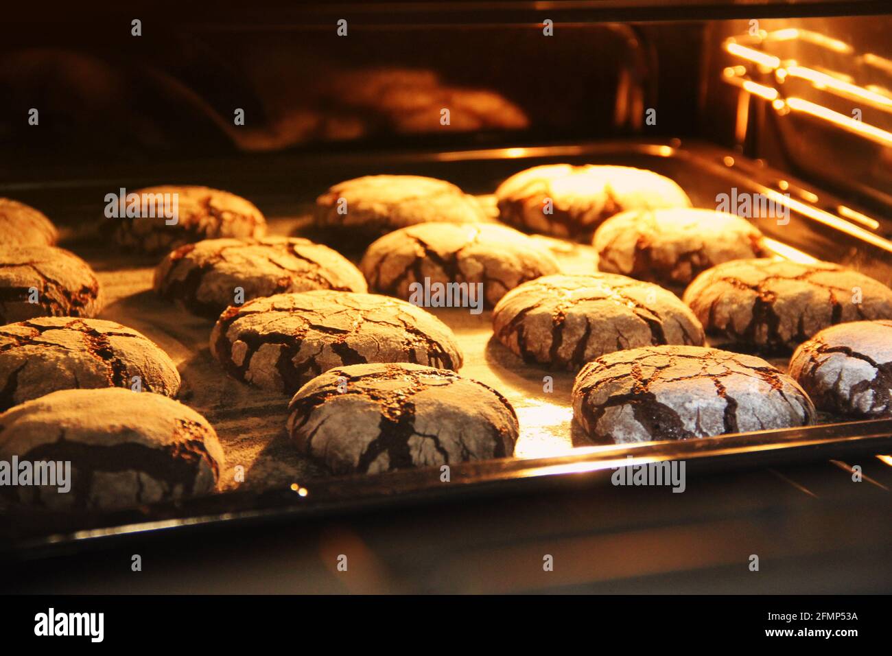 Cookies in the kitchen. Bakery products Stock Photo - Alamy