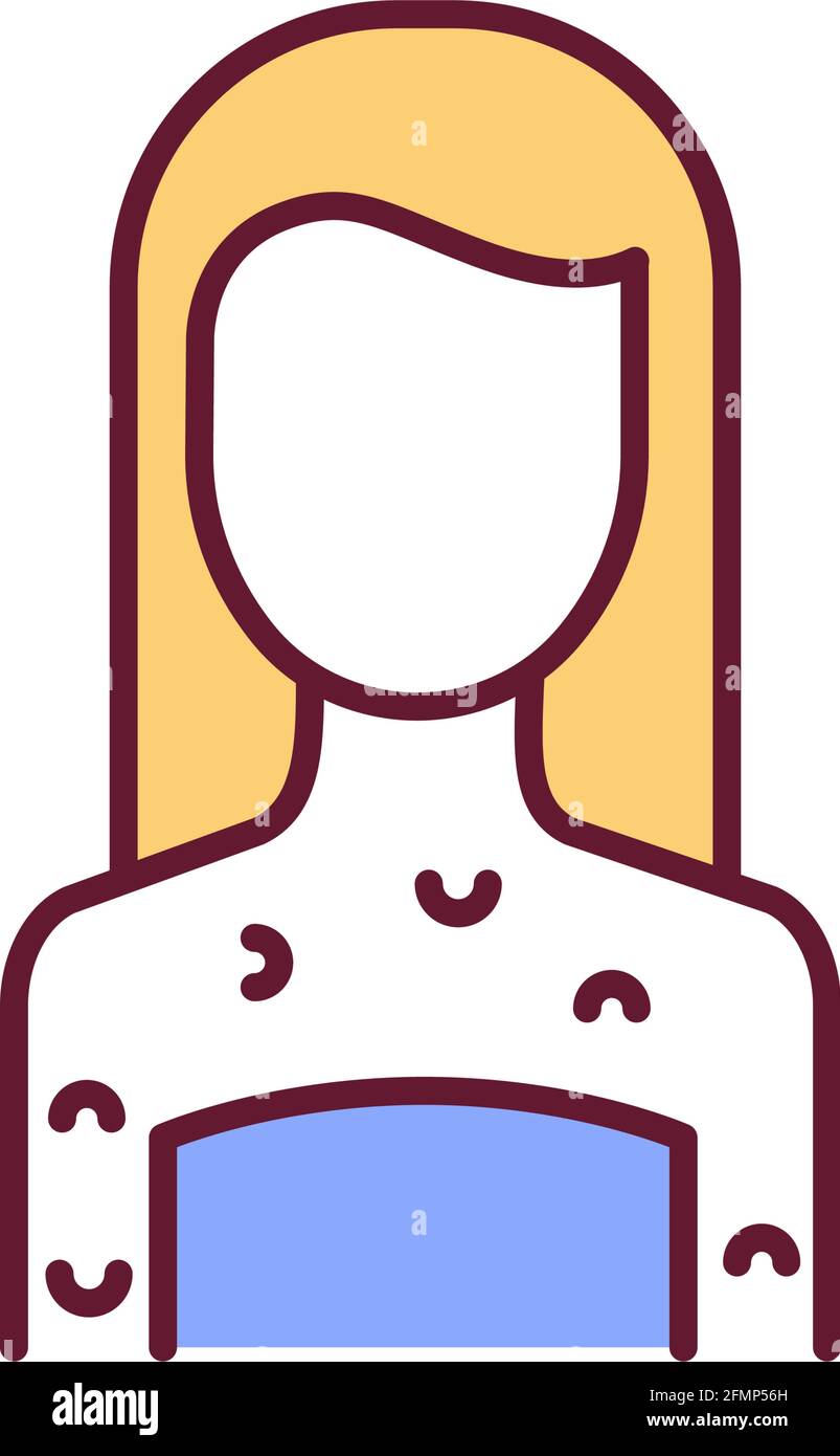 Measles rash skin rashes Stock Vector Images - Alamy