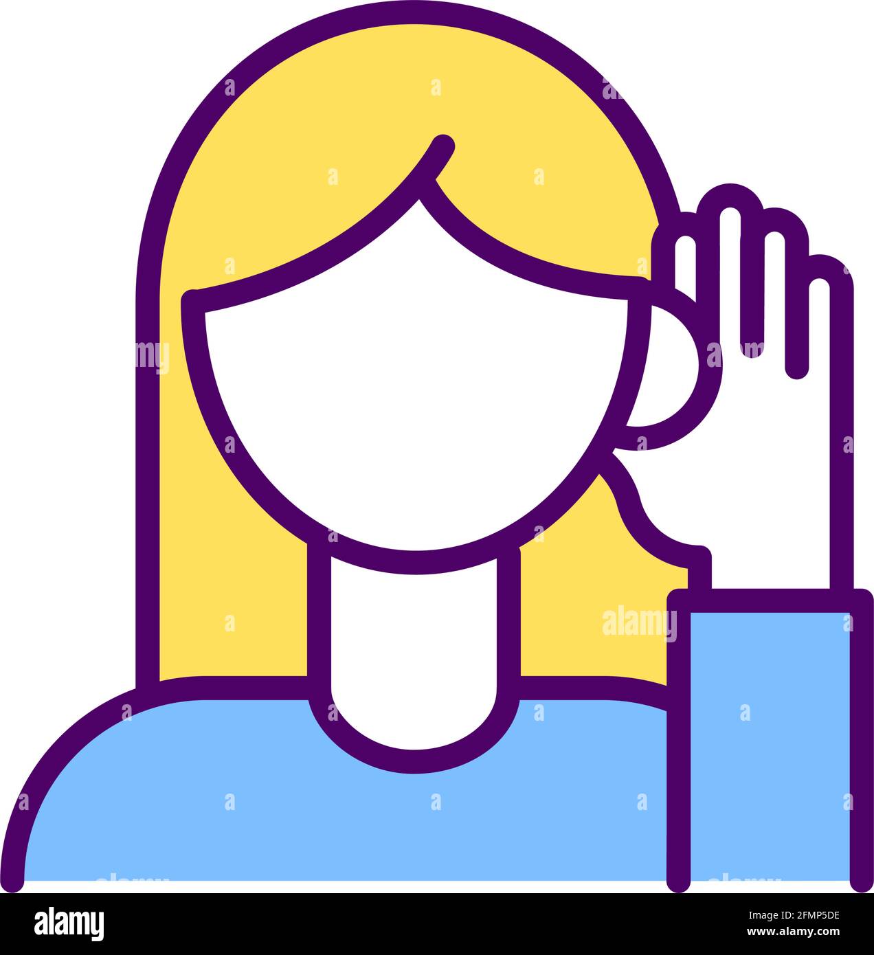 Hearing impairment icon Cut Out Stock Images & Pictures - Alamy