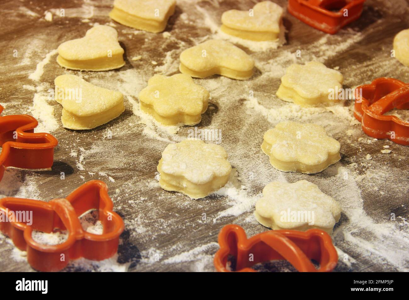 Cooking cookies in the kitchen. Bakery products Stock Photo - Alamy