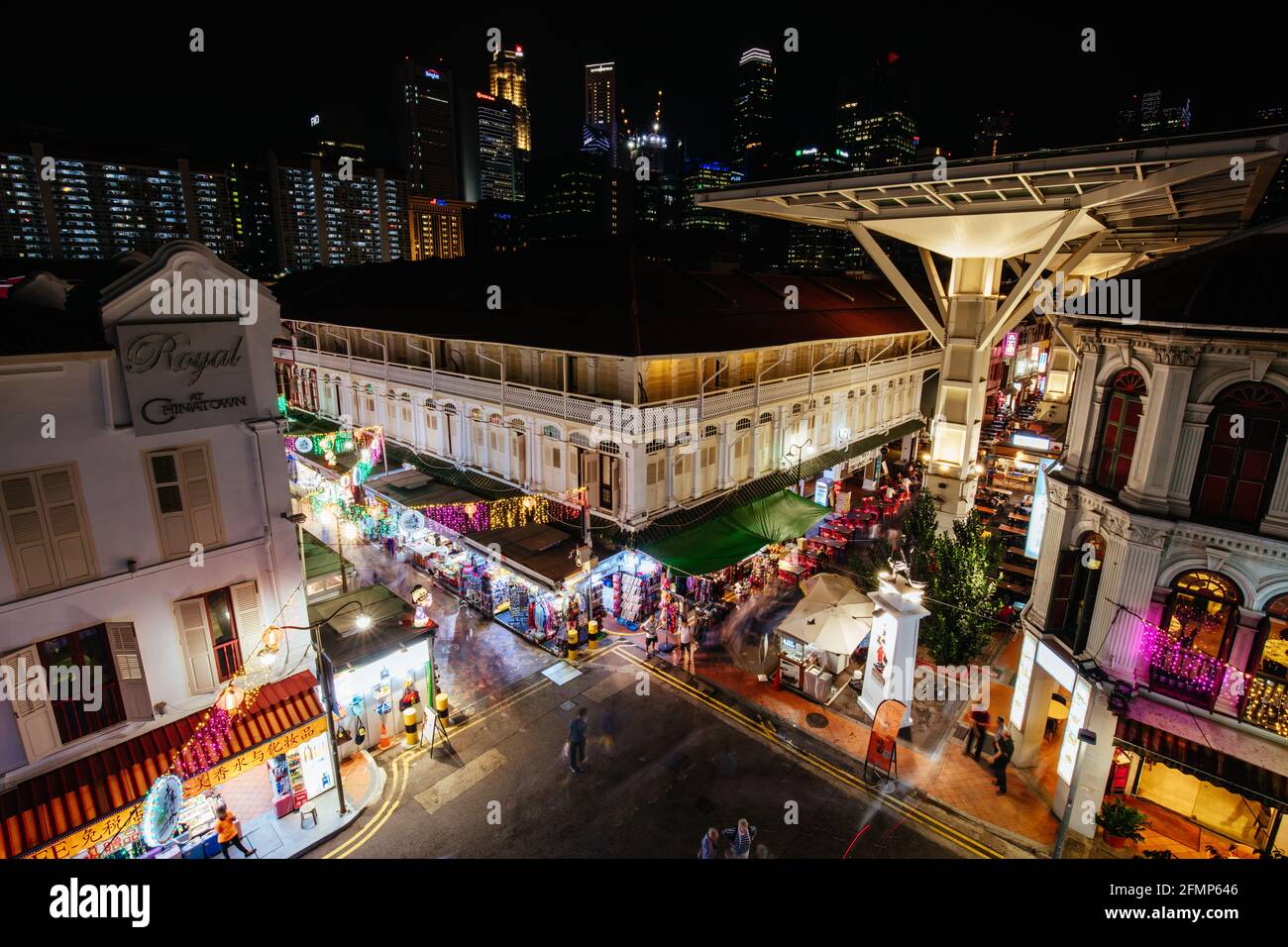 Famous Chinatown Architecture in Singapore Stock Photo - Alamy