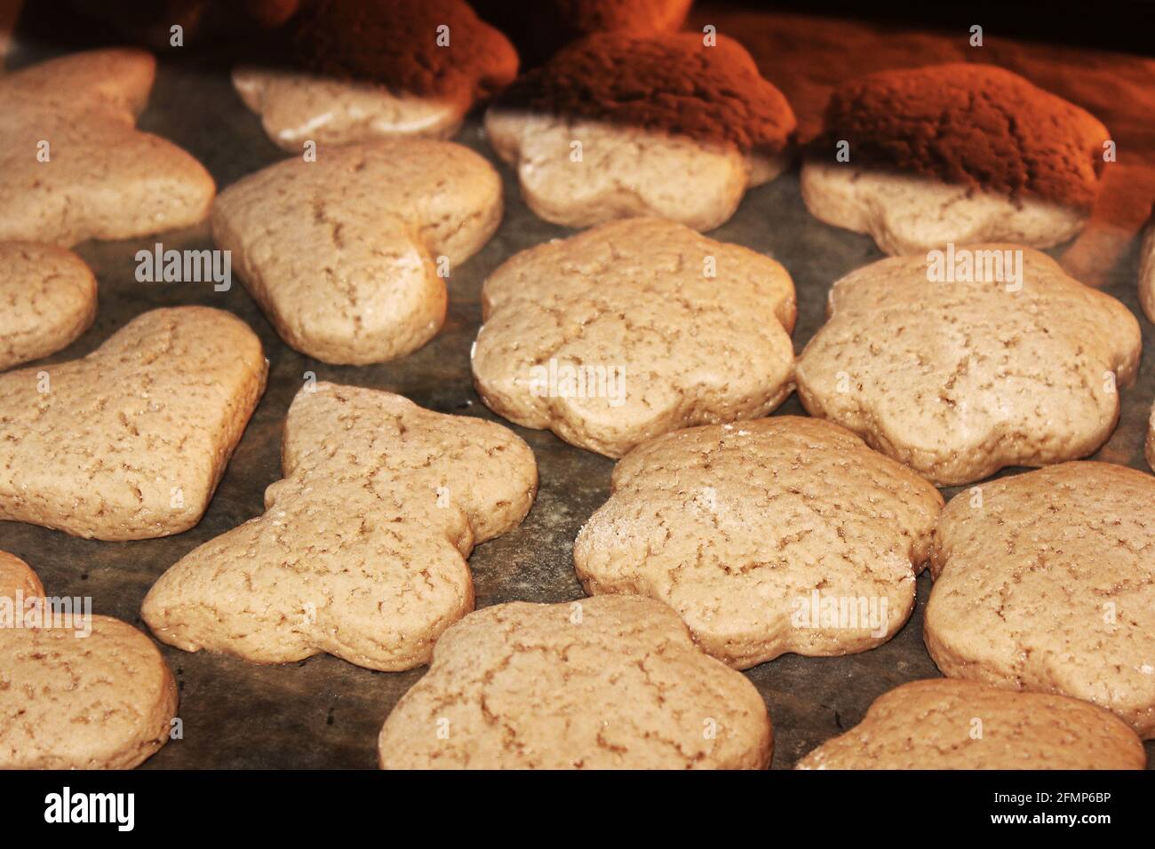 Cookies in the kitchen. Bakery products Stock Photo - Alamy