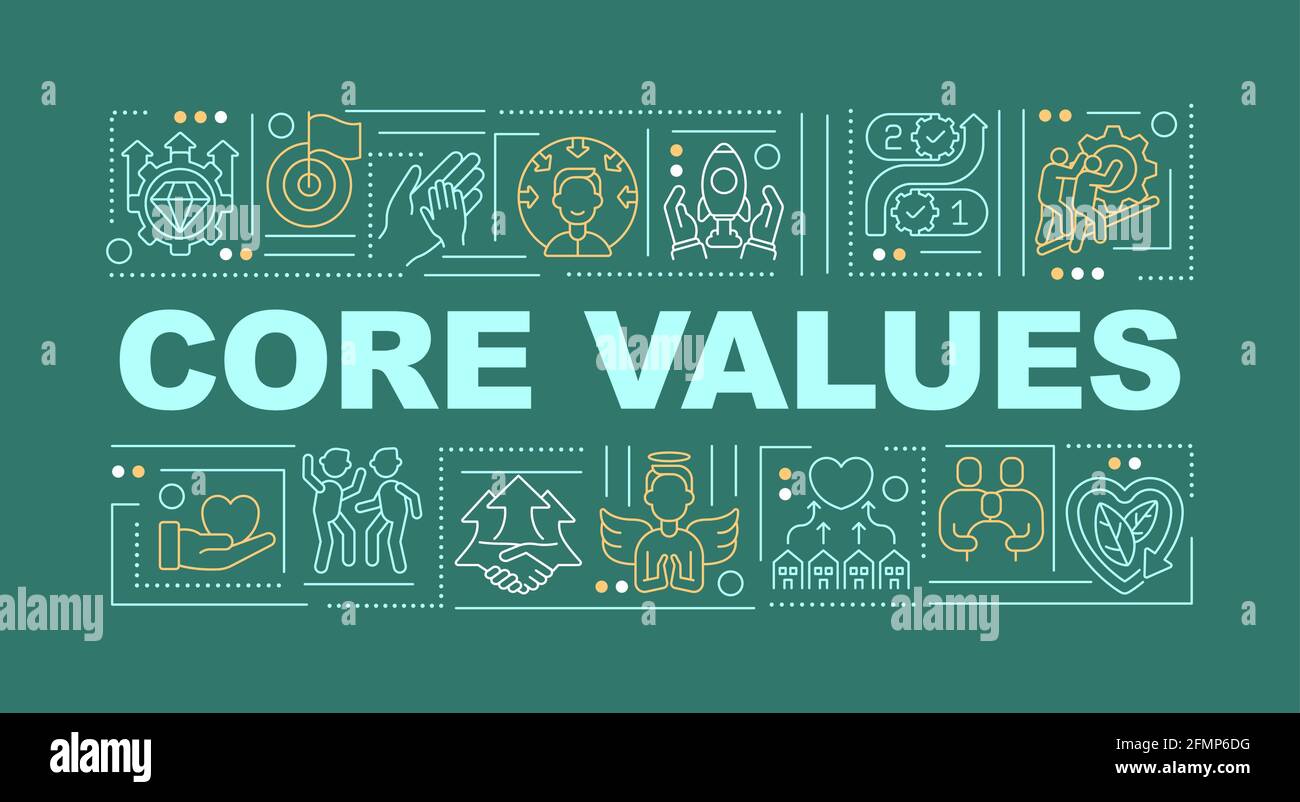Core values word concepts banner Stock Vector Image & Art - Alamy