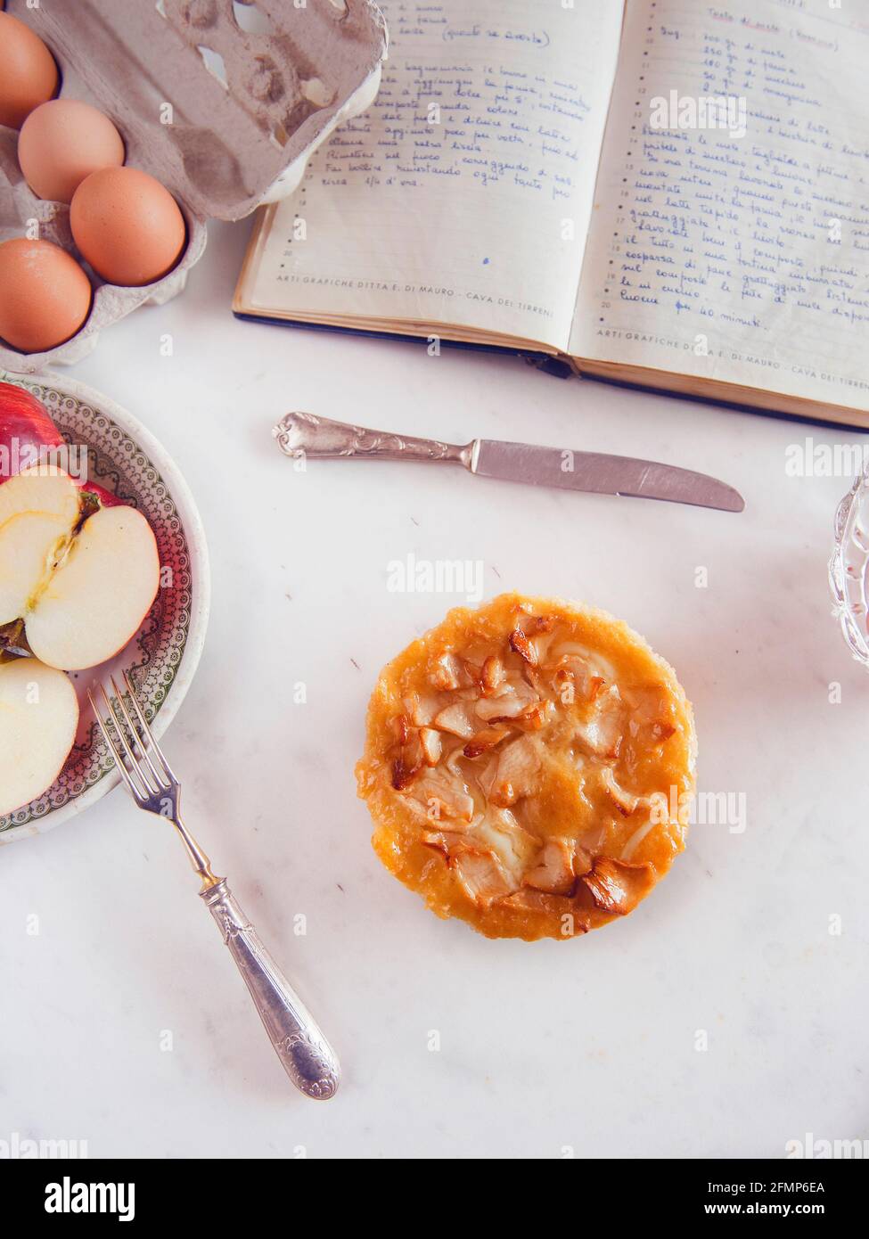 Apple pie, Italy, Europe Stock Photo - Alamy