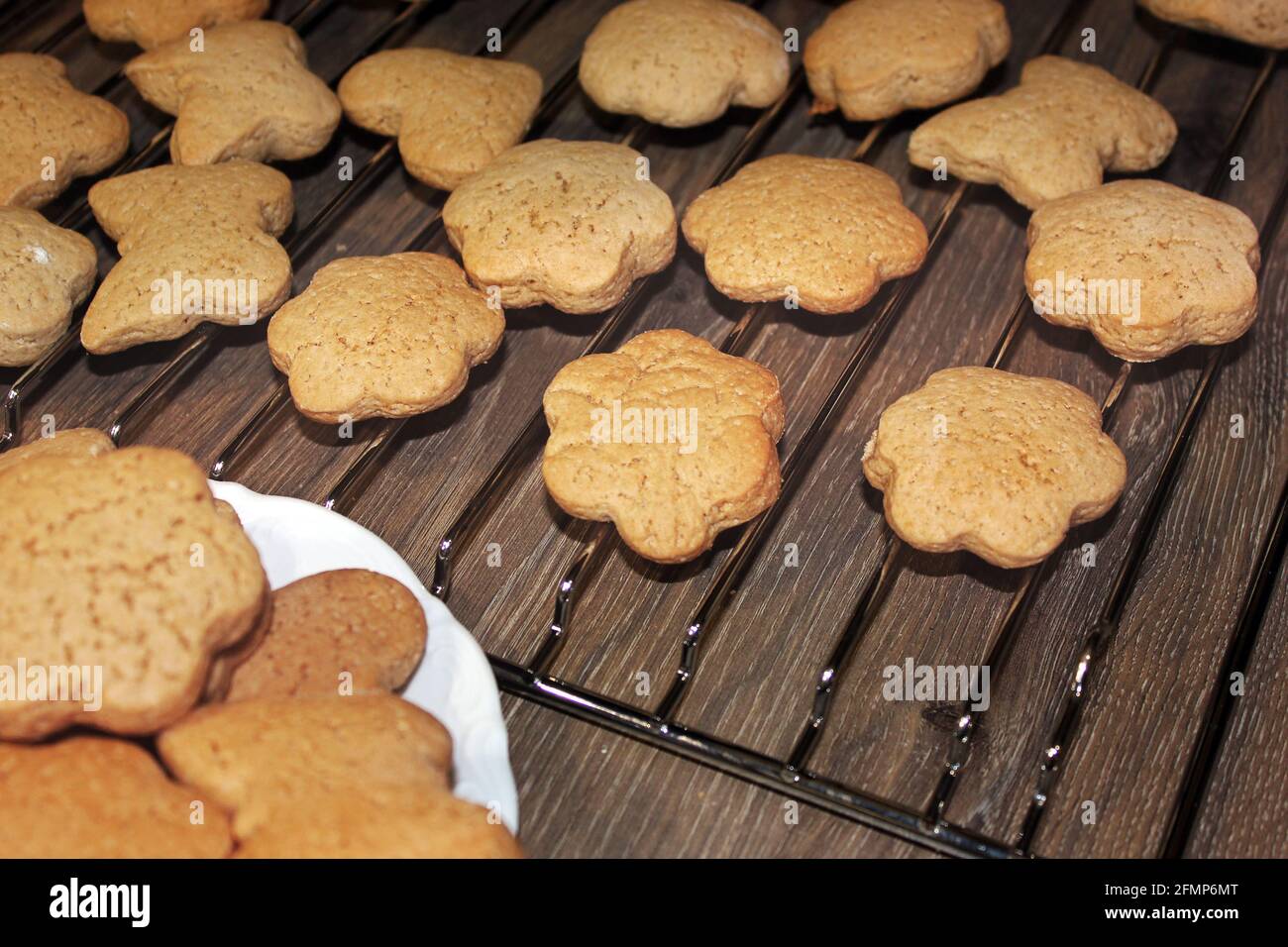 Cookies in the kitchen. Bakery products Stock Photo - Alamy