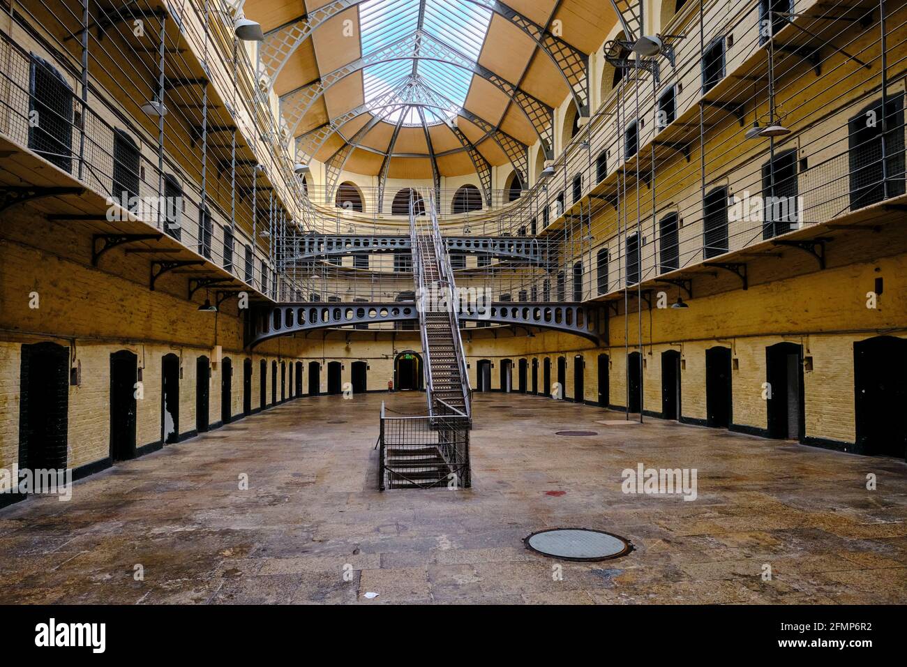 Republic of Ireland; Dublin, Kilmainham Gaol, former prison in ...
