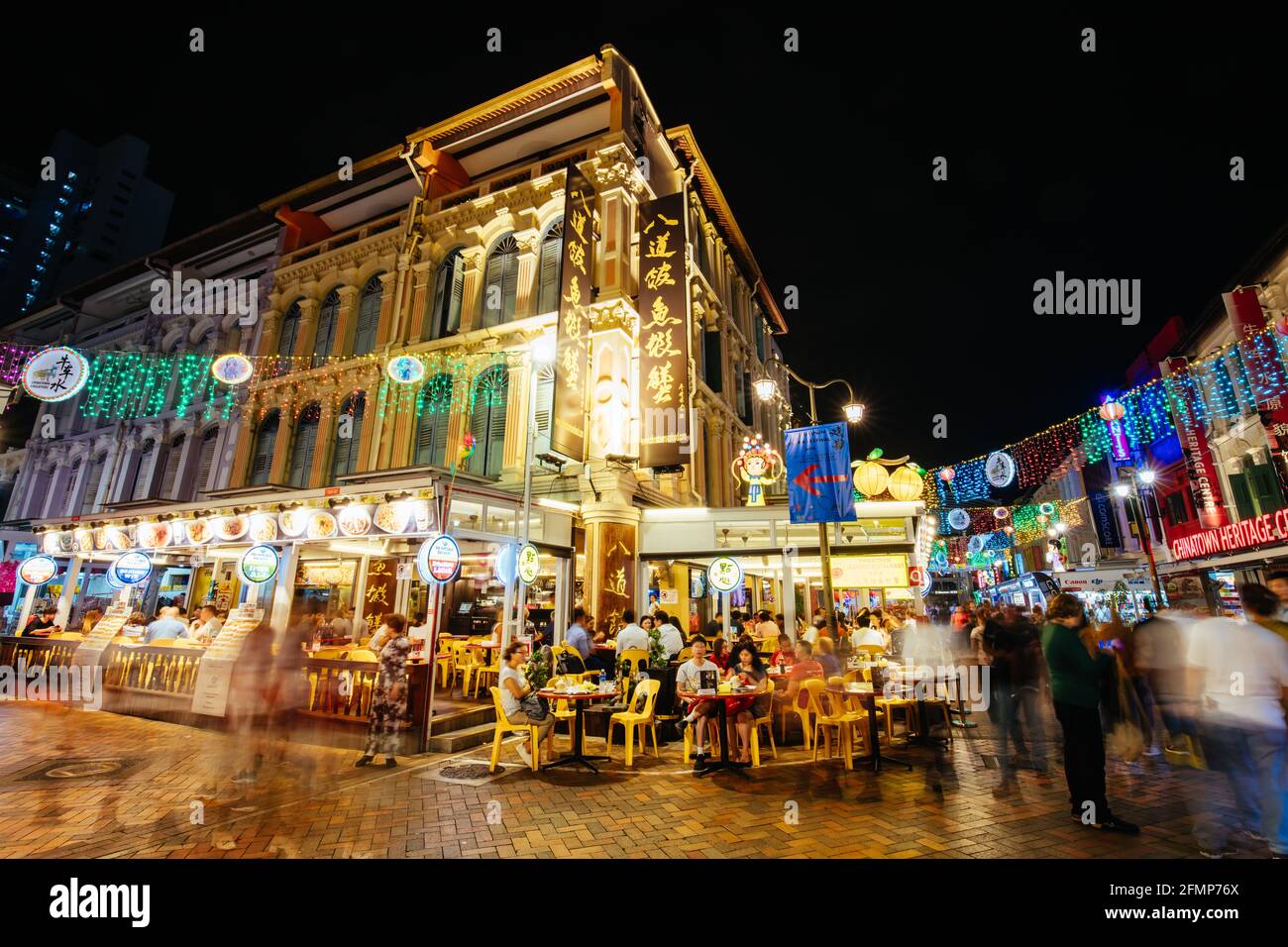 Famous Chinatown Architecture in Singapore Stock Photo - Alamy