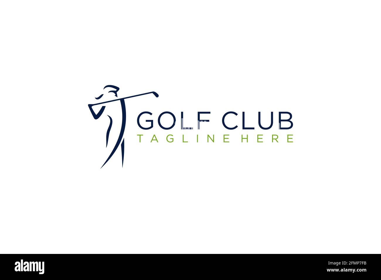 Golf club icons, symbols, elements and logo vector Stock Vector Image ...