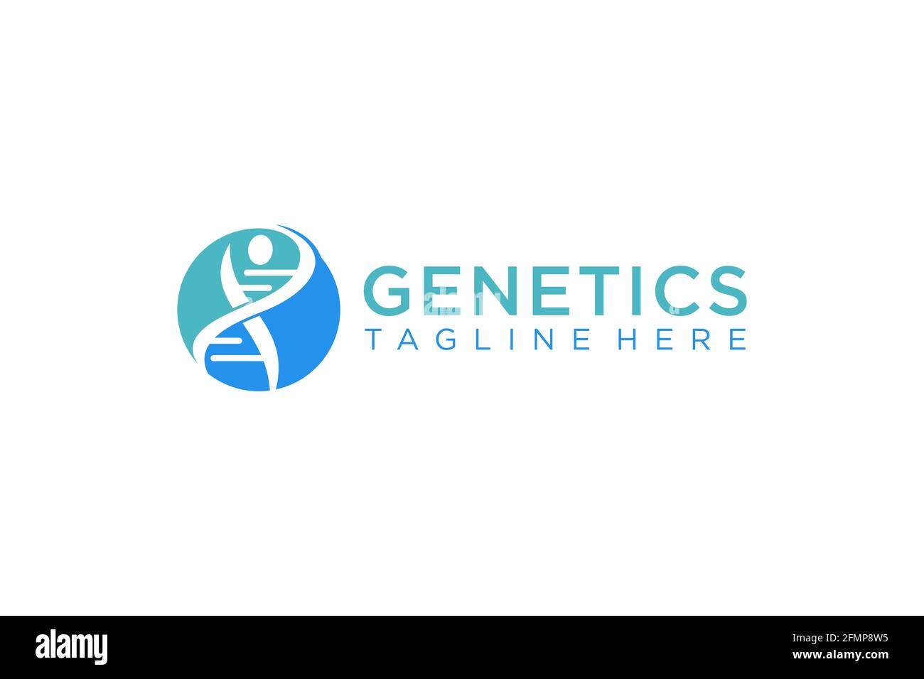 DNA Helix Logo Template. Genetics Vector Design. Biological Stock ...