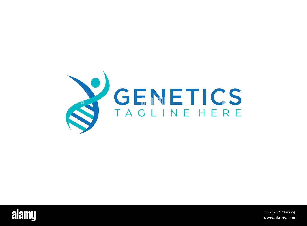 DNA Helix Logo Template. Genetics Vector Design. Biological Stock ...