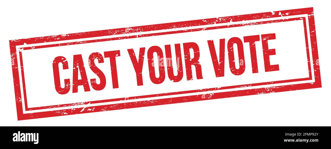 Cast your vote word hi-res stock photography and images - Alamy