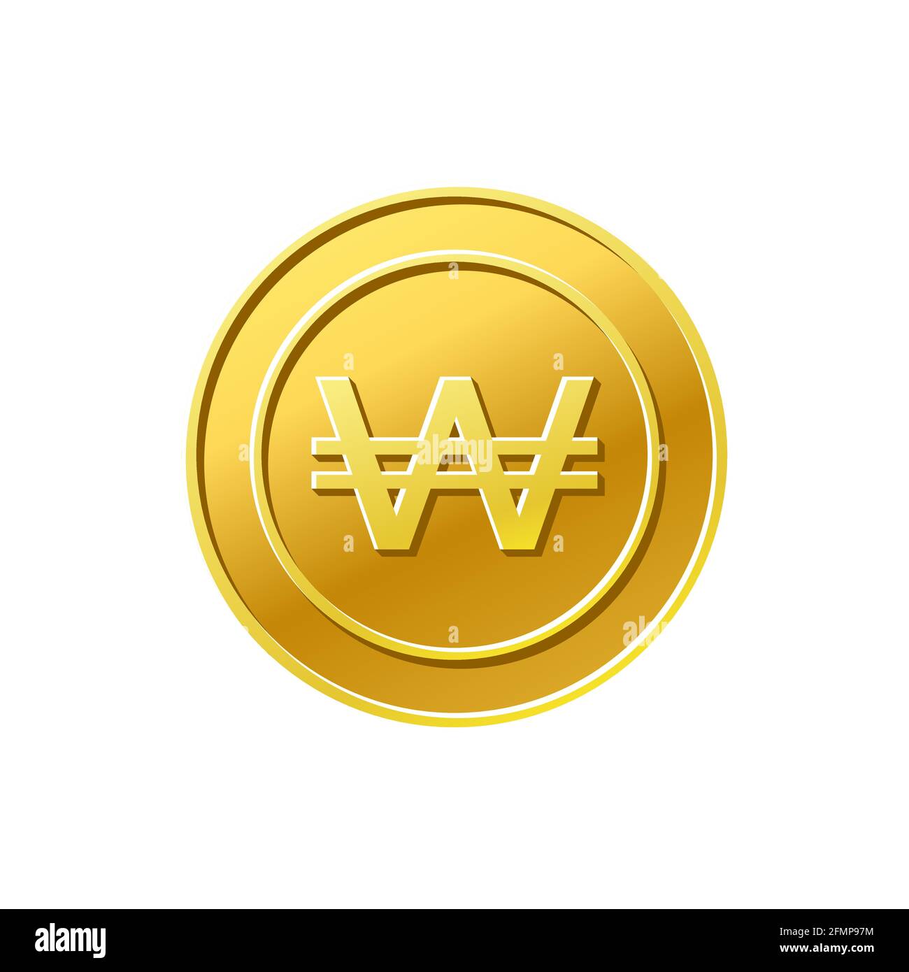 Korean money Stock Vector Images - Alamy