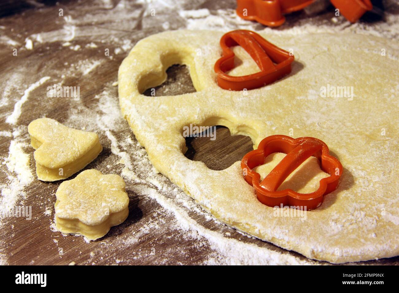 Cooking cookies in the kitchen. Bakery products Stock Photo - Alamy