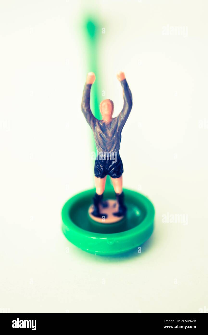 Subbuteo goalkeeper hi-res stock photography and images - Alamy