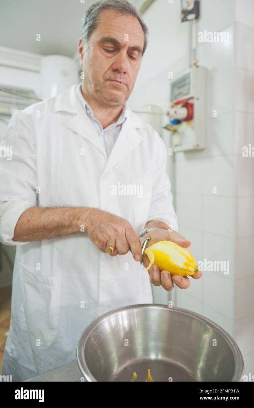 Limoncello factory positano hi-res stock photography and images - Alamy