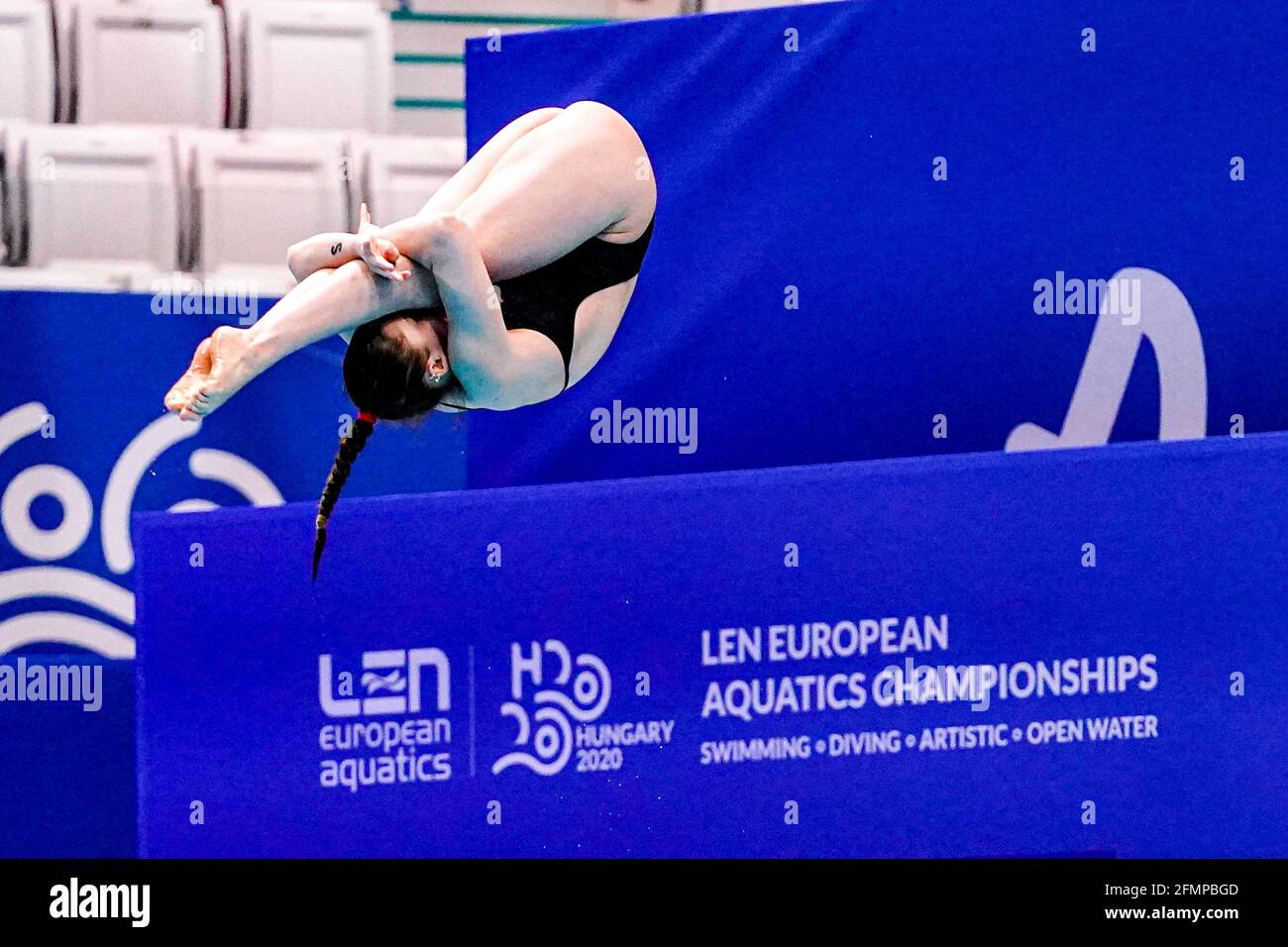 BUDAPEST, HUNGARY - MAY 11: Laura Valore of Denmark competing at the ...