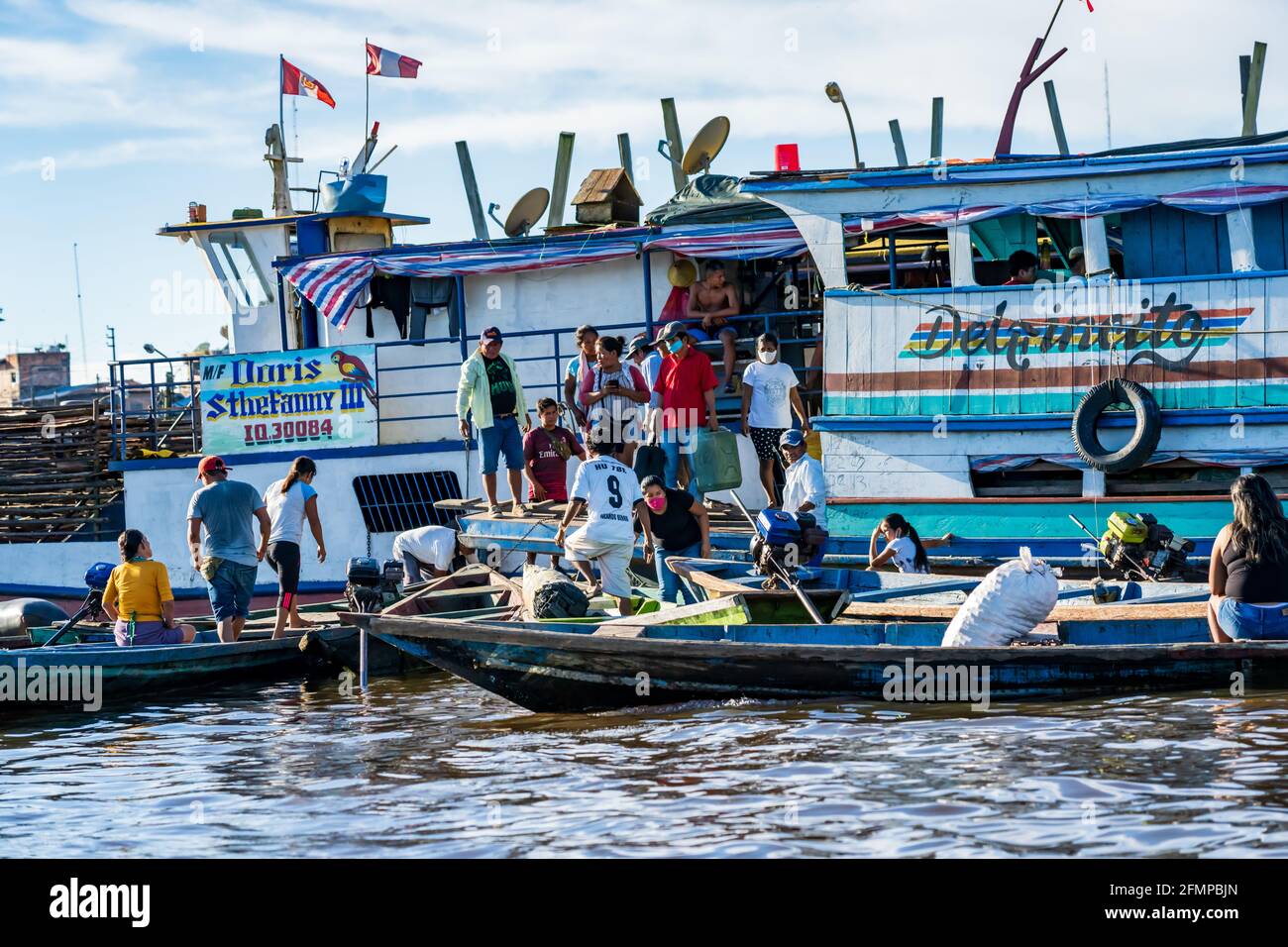 Amazon river transportation hi-res stock photography and images - Alamy