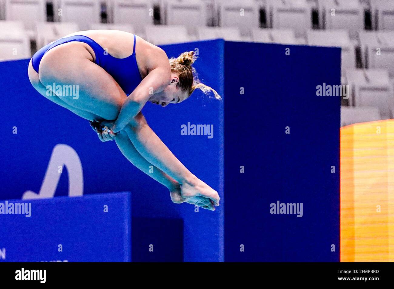 BUDAPEST, HUNGARY - MAY 11: Caroline Kupka of Norway competing at the ...