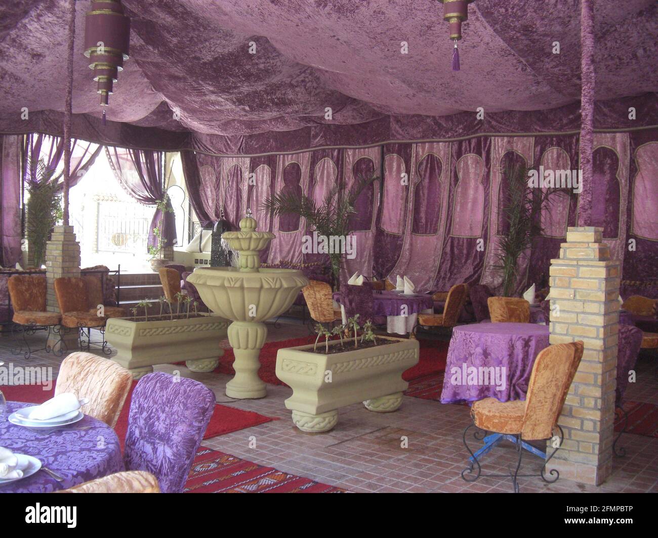 Morocco, restaurant Marrakech Stock Photo - Alamy