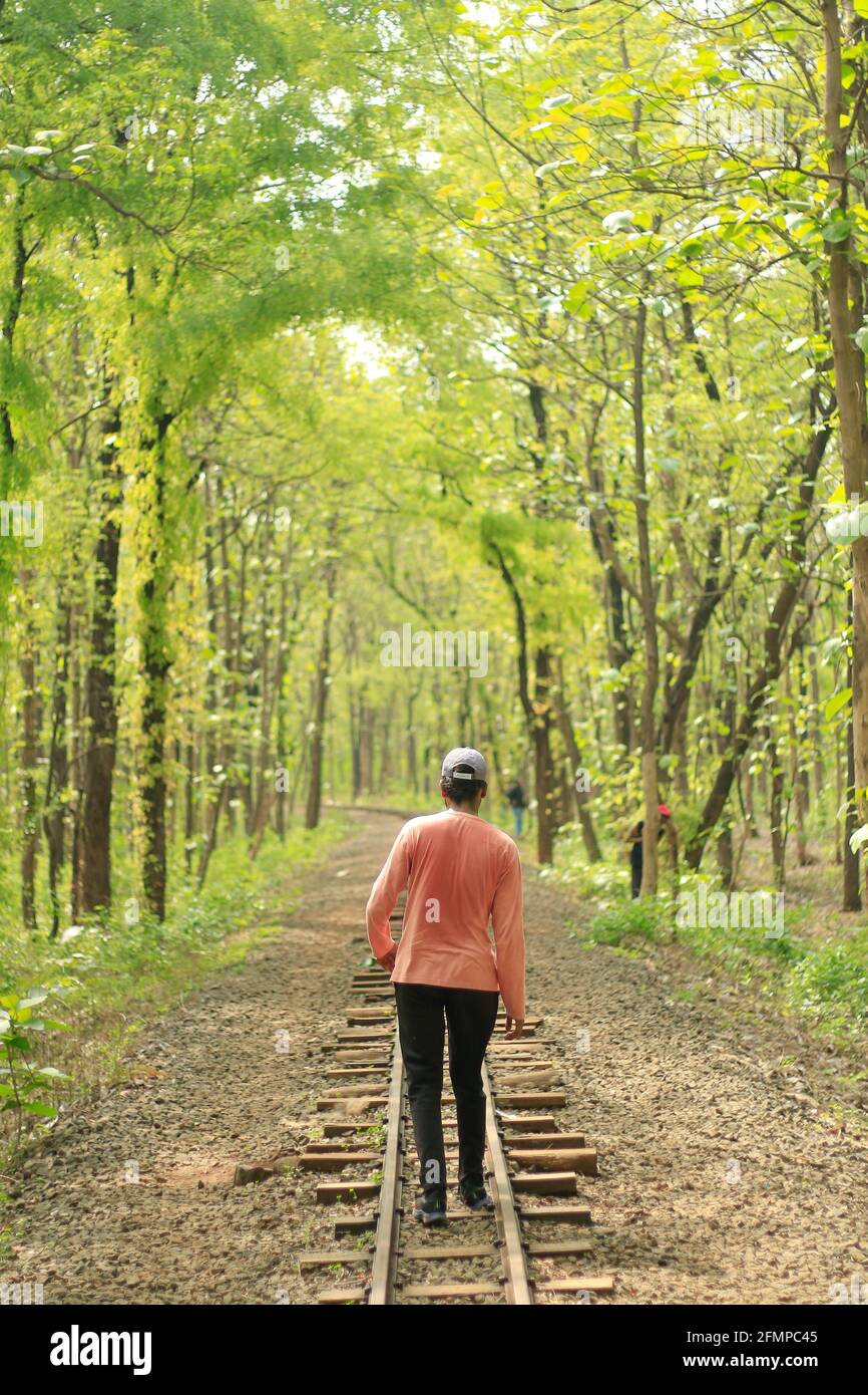Indian man walking hi-res stock photography and images - Alamy