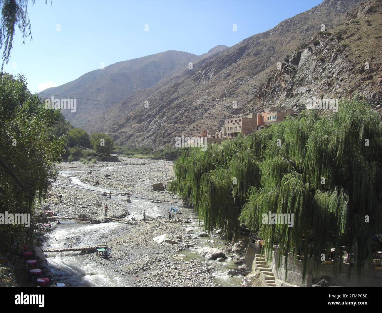 Mountain and river landscapes of Morocco Stock Photo - Alamy
