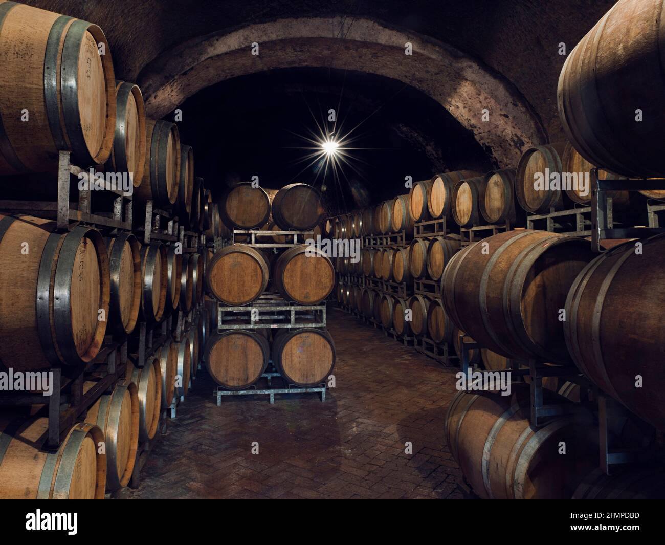 Ancient wine cellars located inside tufa caves. It is one of the ...