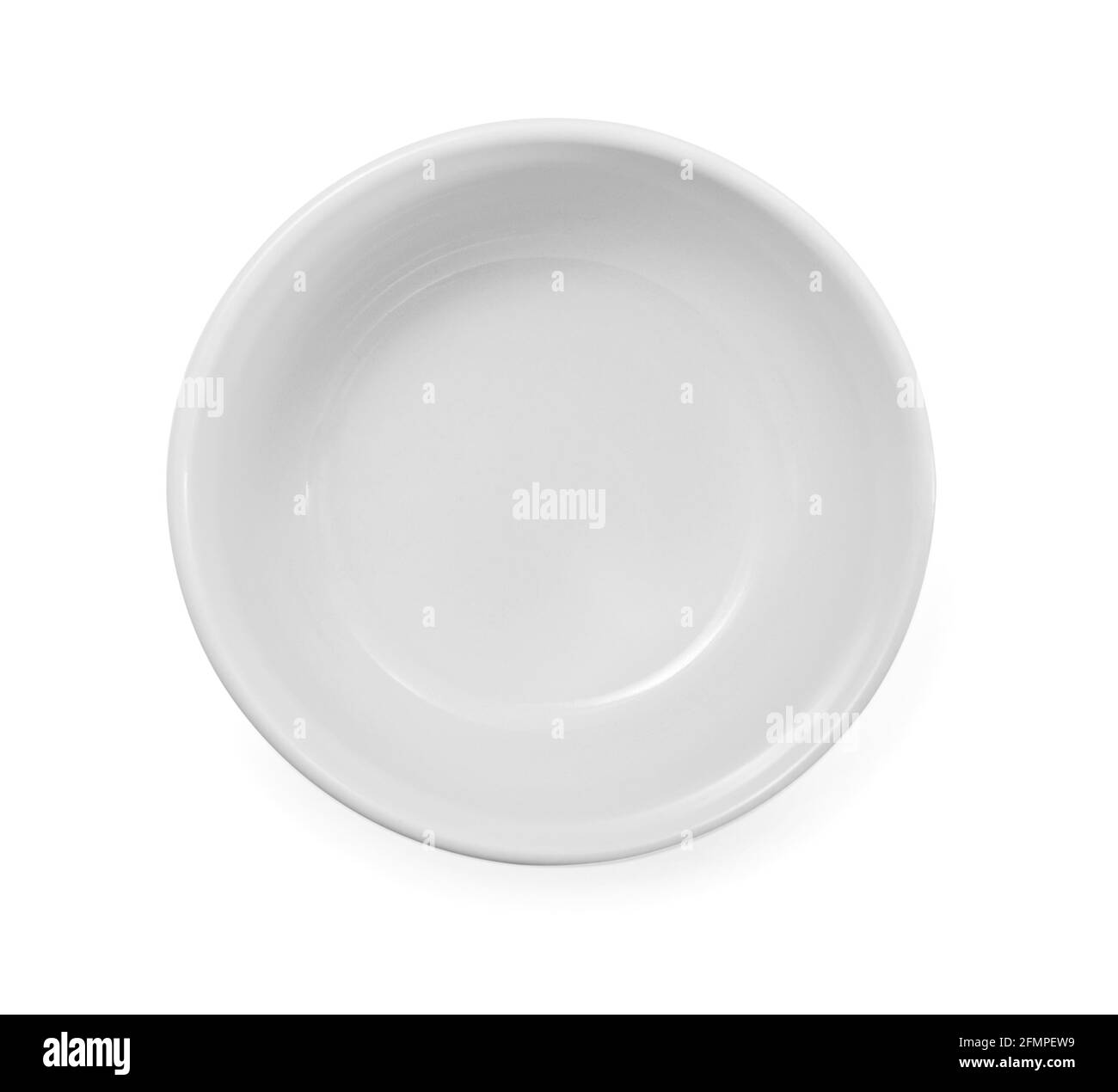 top view bowl on white background Stock Photo - Alamy