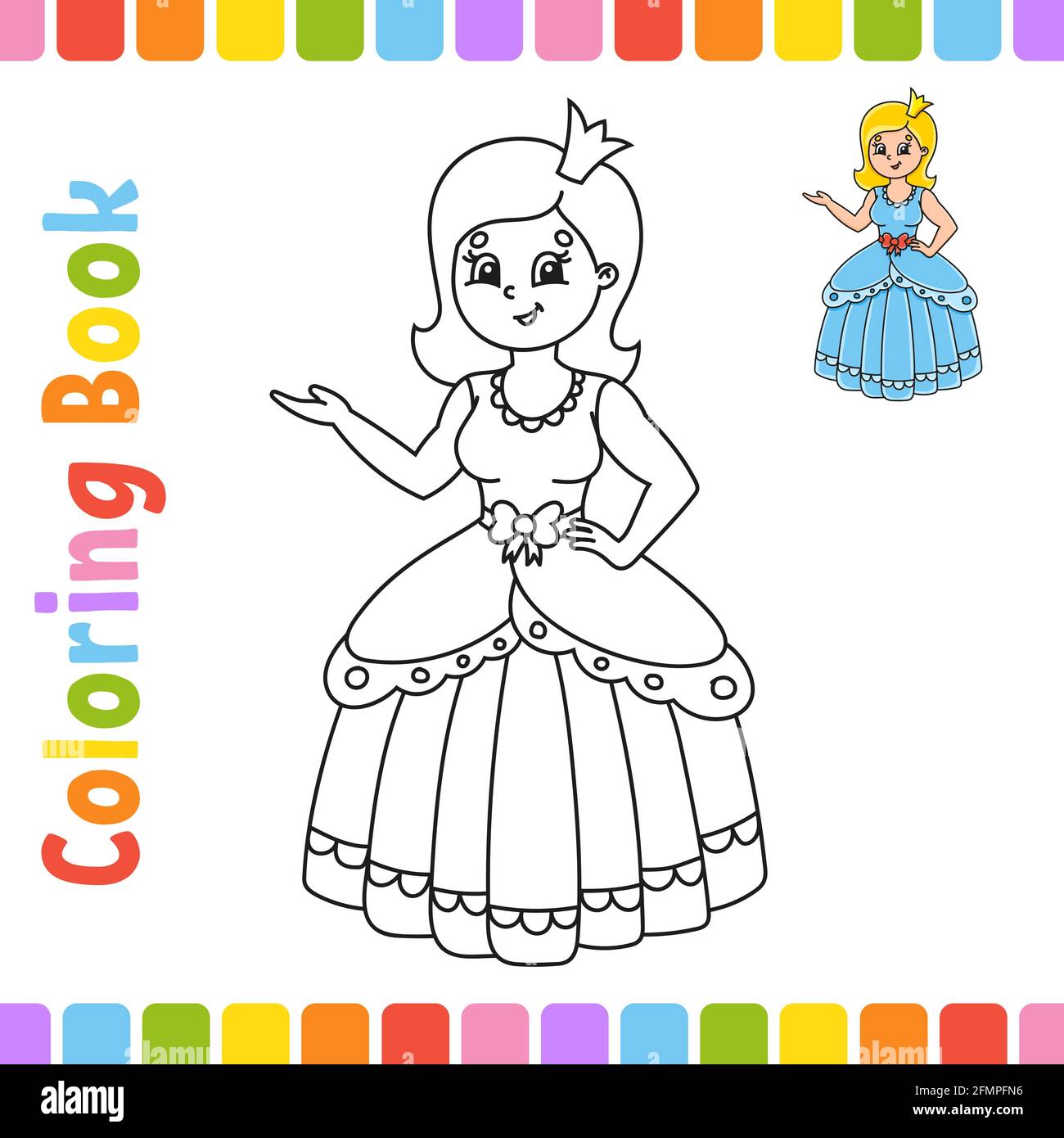Fantasy Princess Coloring Pages