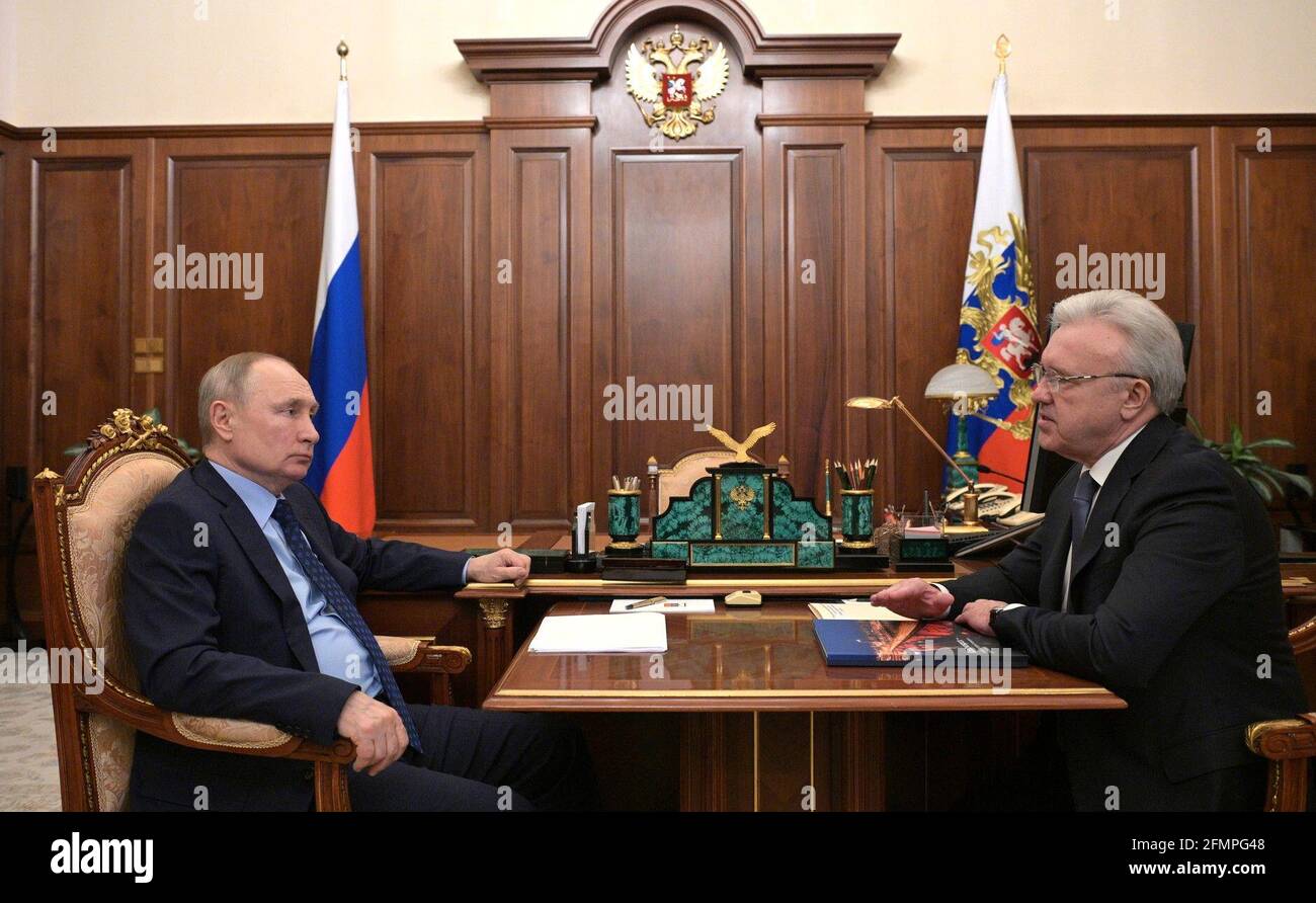 May 11, 2021. - Russia, Moscow. - Russian President Vladimir Putin ...