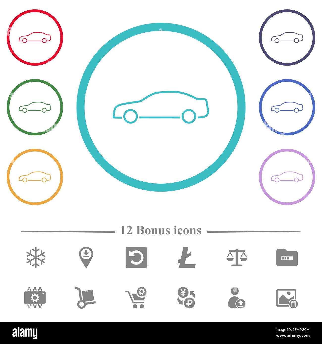 12 wheels Stock Vector Images - Alamy